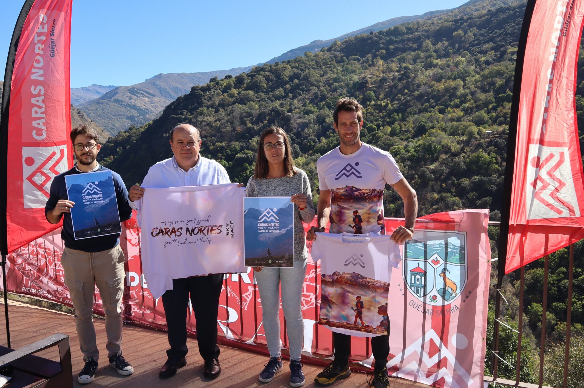 La maratón de la carrera de montaña SkyRace ‘Caras Nortes’ de Güéjar ...